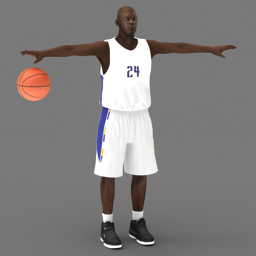 Basketball Player 3d Model
