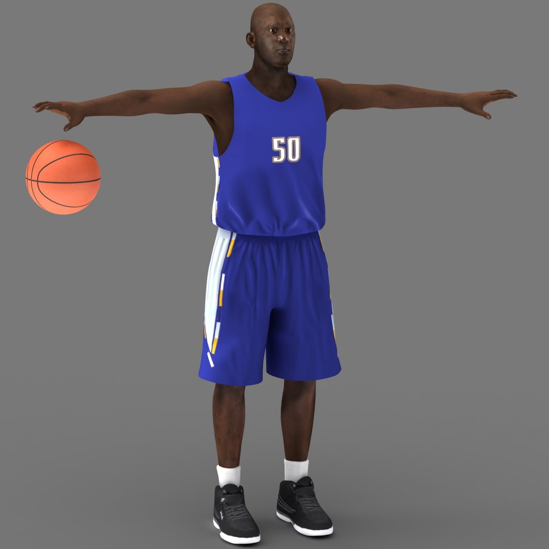 Basketball Player 3d Model