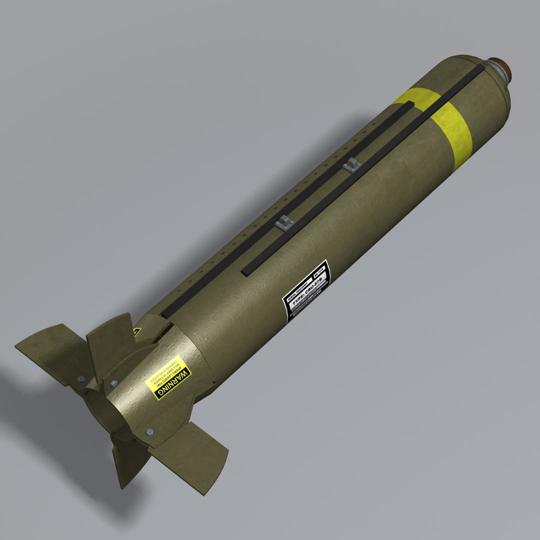 Cbu-87 Bomb 3d Max
