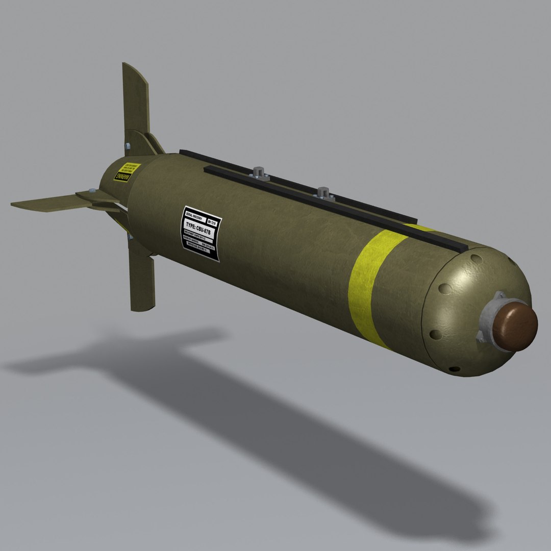 Cbu-87 Bomb 3d Max