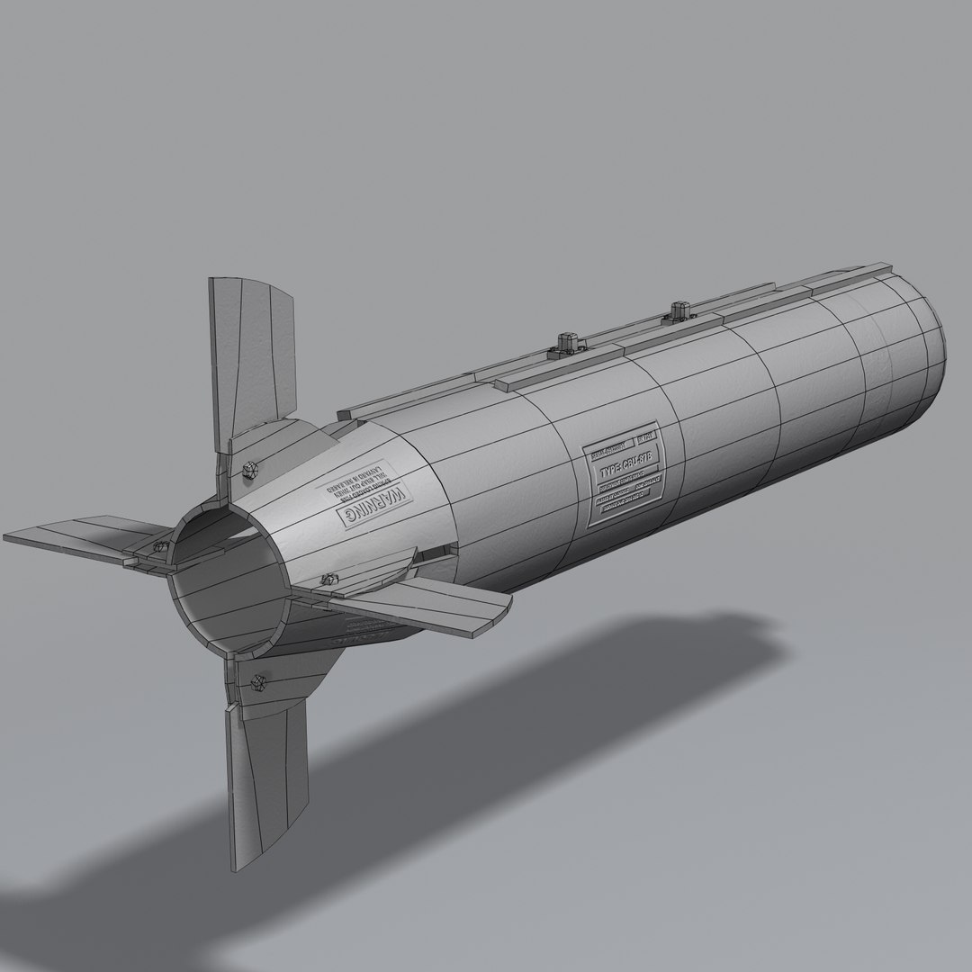 Cbu-87 Bomb 3d Max