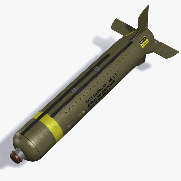 CBU-87 Modelo 3D - TurboSquid 1018512