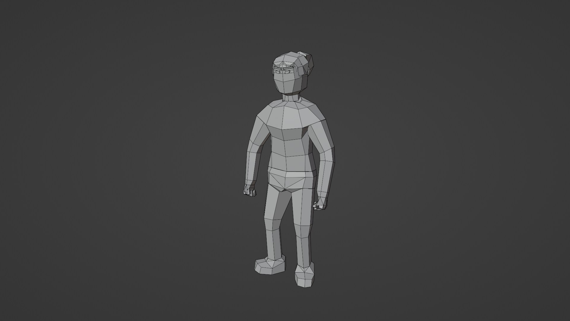 3D LOW POLY Base Char Female - TurboSquid 2207355
