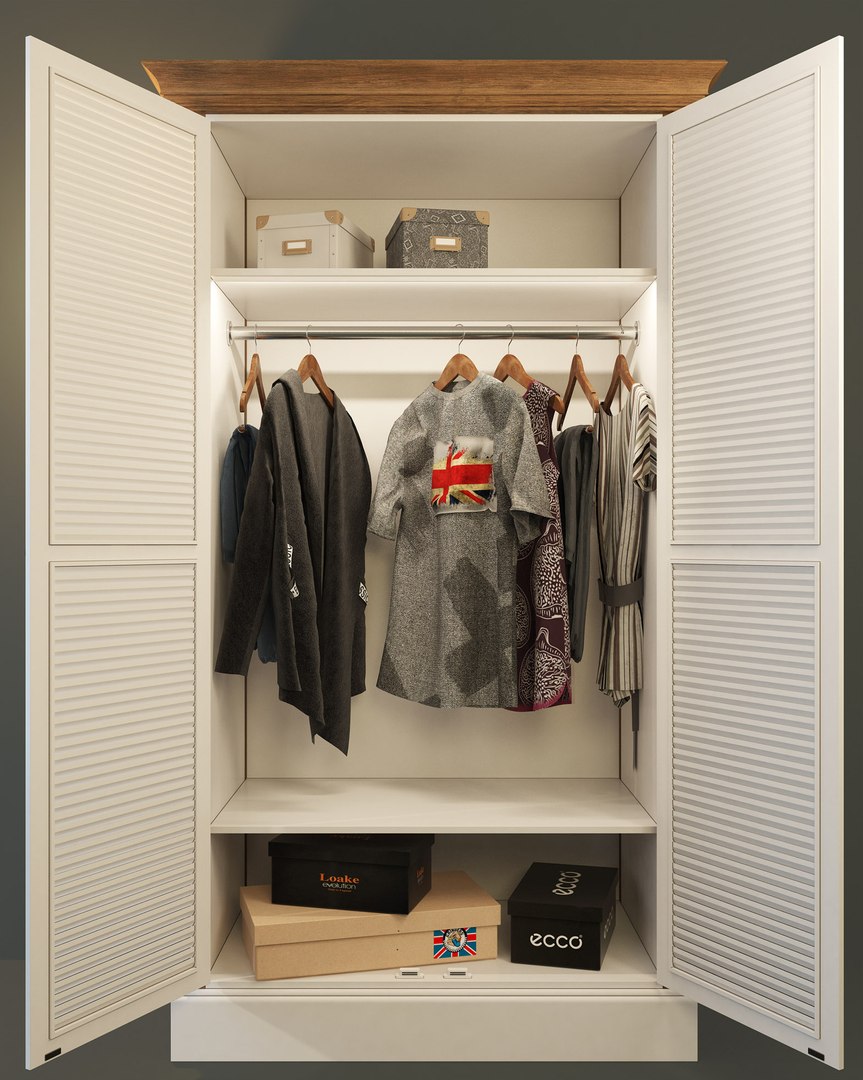 3D Ranch Wardrobe Mirror Lamp Model - TurboSquid 1364046