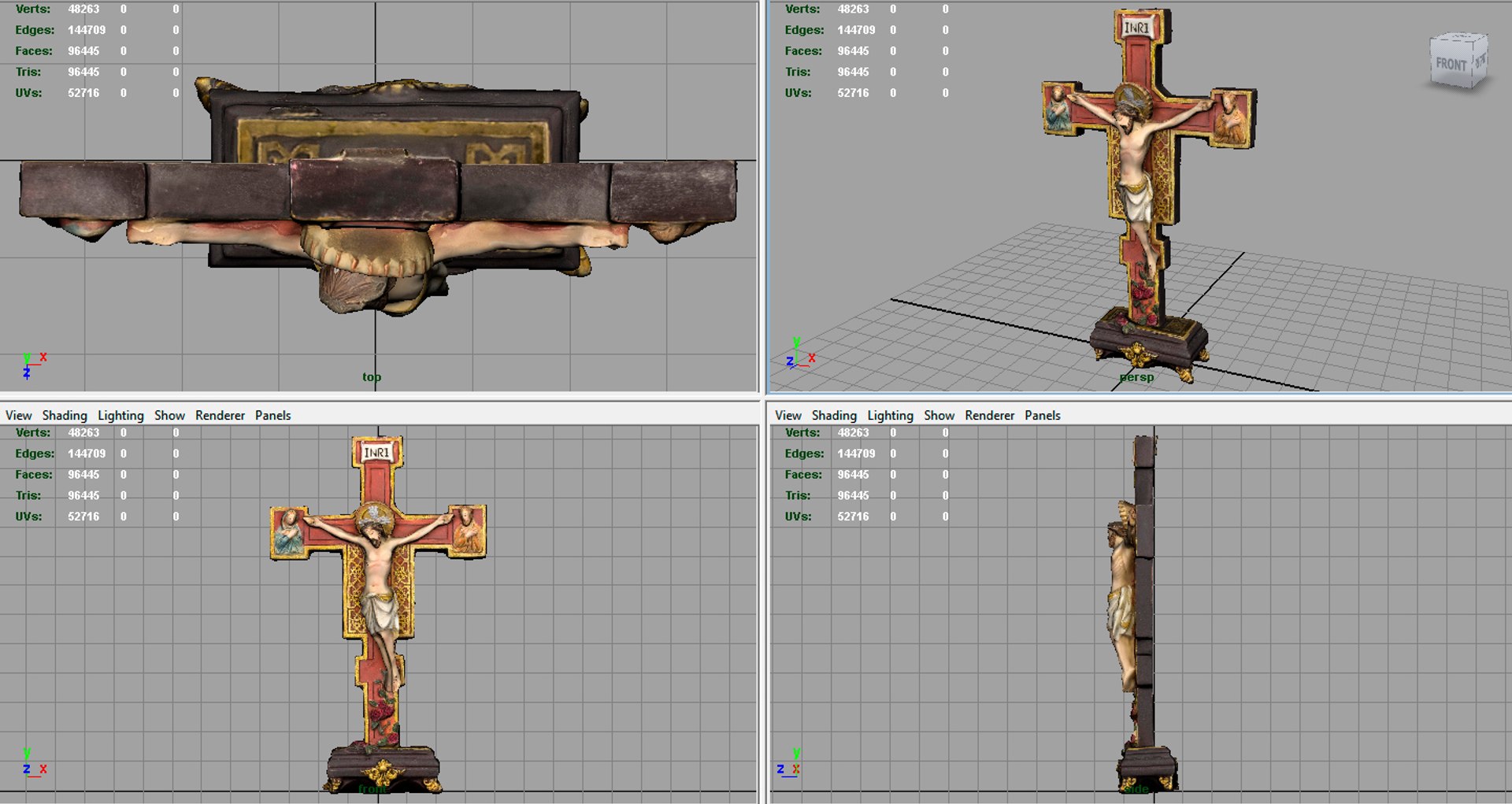 Crucifix 3D model - TurboSquid 1245014