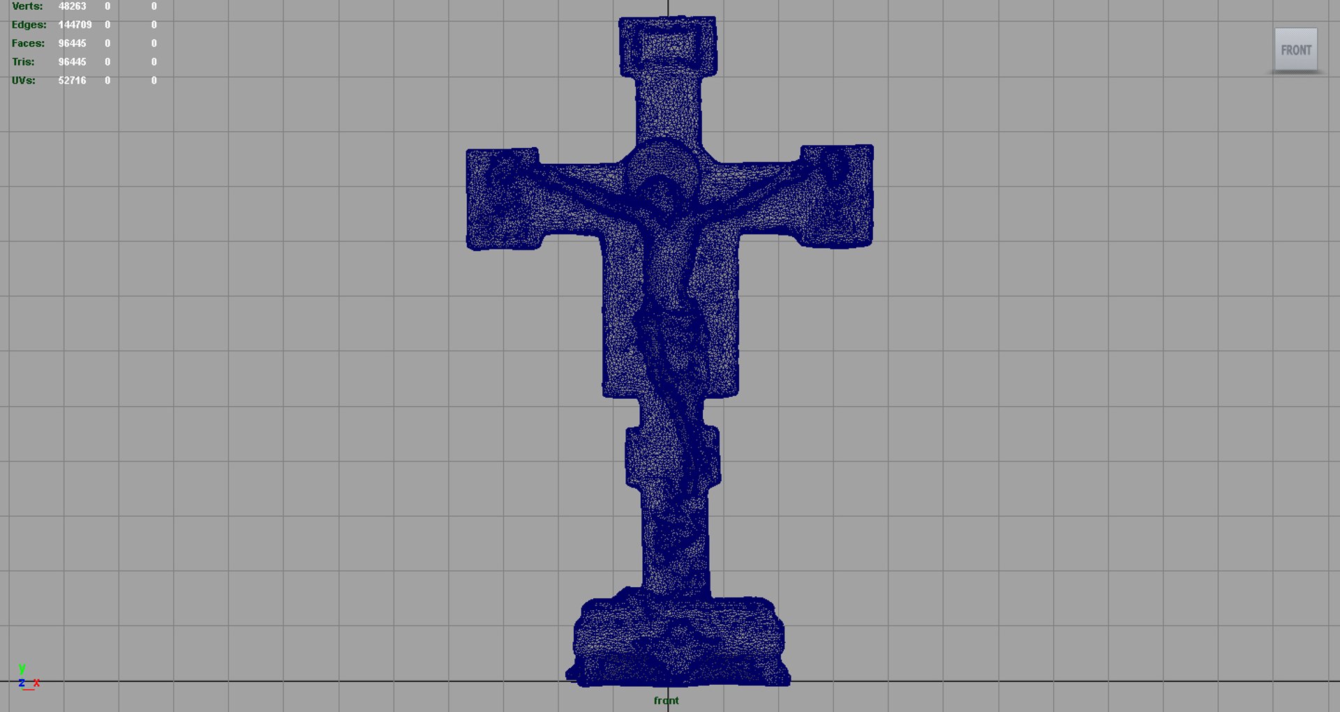 Crucifix 3D model - TurboSquid 1245014