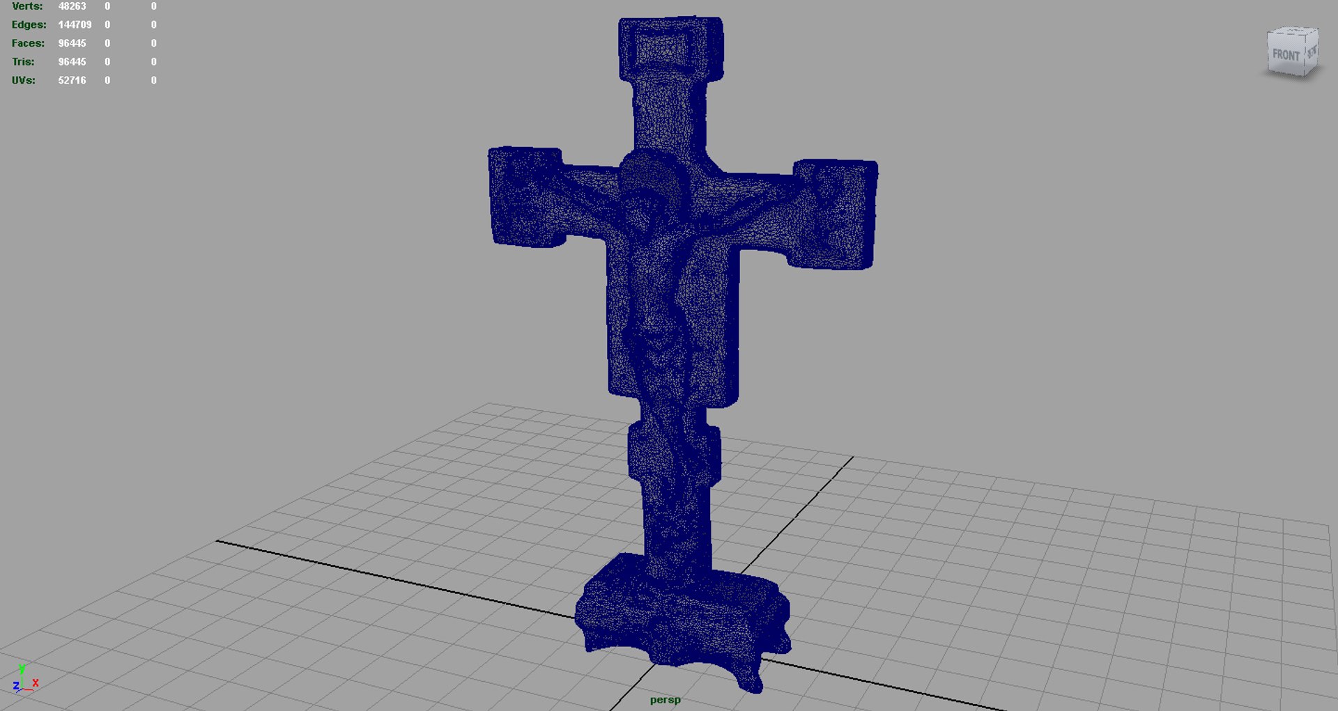 Crucifix 3D model - TurboSquid 1245014