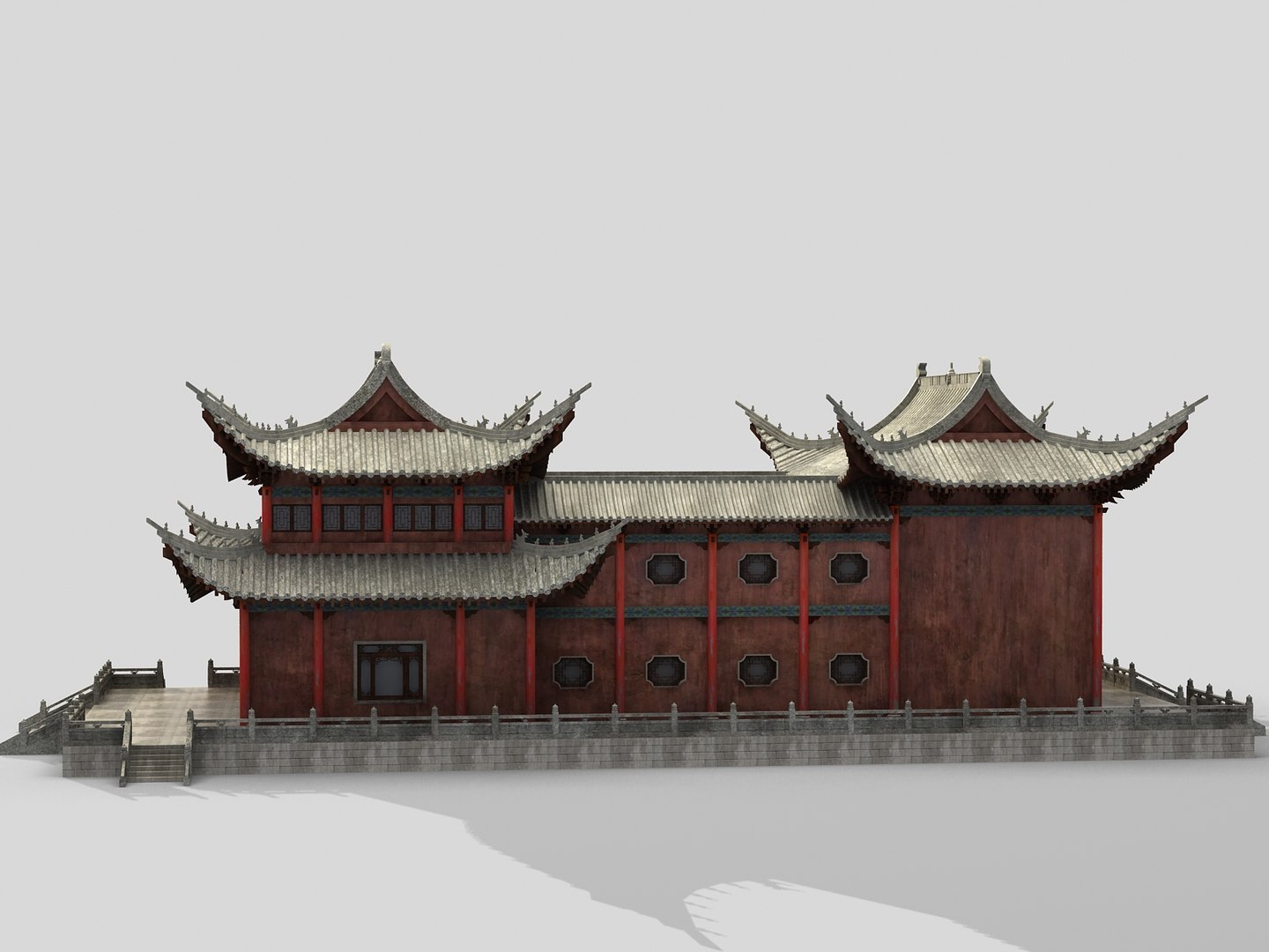 3D Model Chinese Building - TurboSquid 1275748