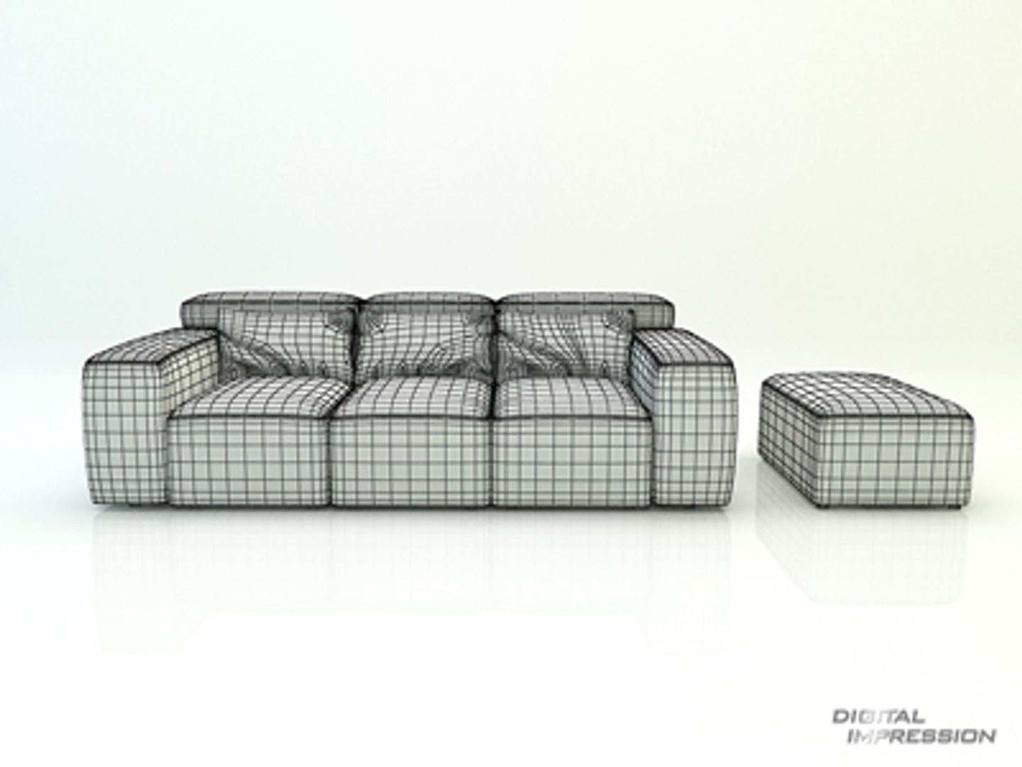 3d model scanline details