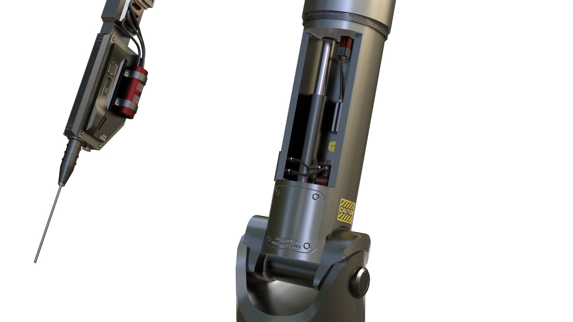 Industrial Robotic Arm With Rigged And Animated 3D - TurboSquid 1987727