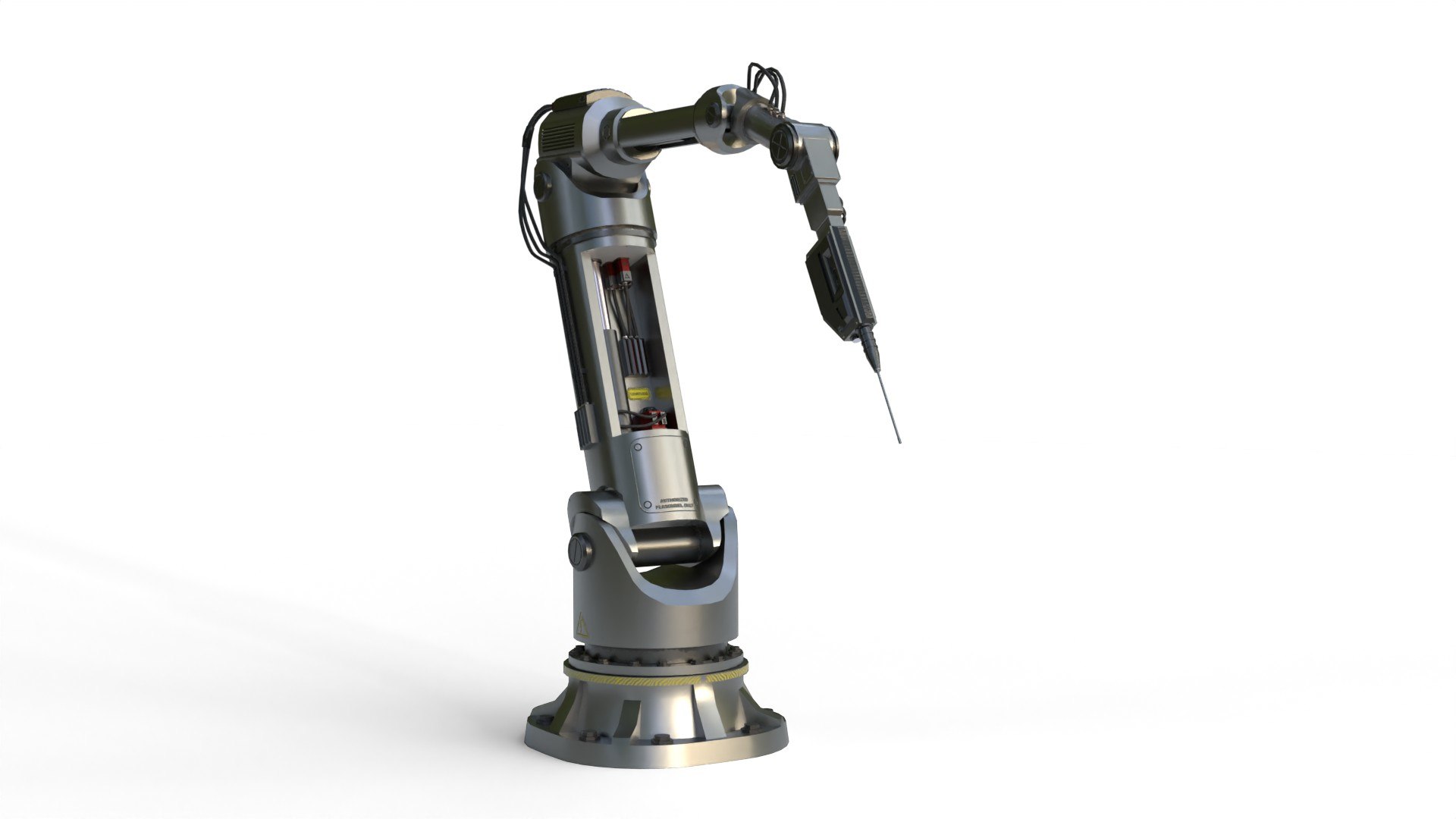 Industrial Robotic Arm With Rigged And Animated 3D - TurboSquid 1987727