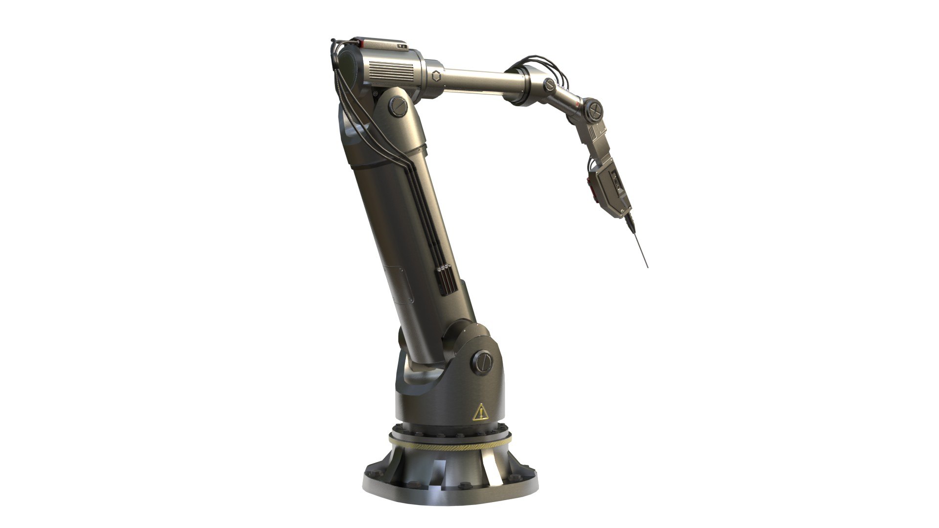 Industrial Robotic Arm With Rigged And Animated 3D - TurboSquid 1987727