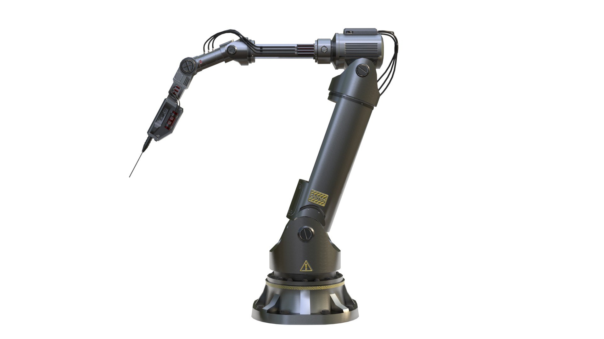 Industrial Robotic Arm With Rigged And Animated 3D - TurboSquid 1987727