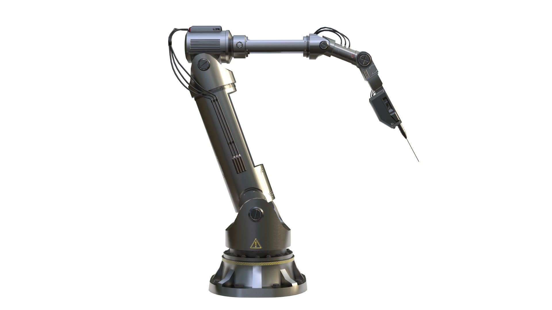 Industrial Robotic Arm With Rigged And Animated 3D - TurboSquid 1987727