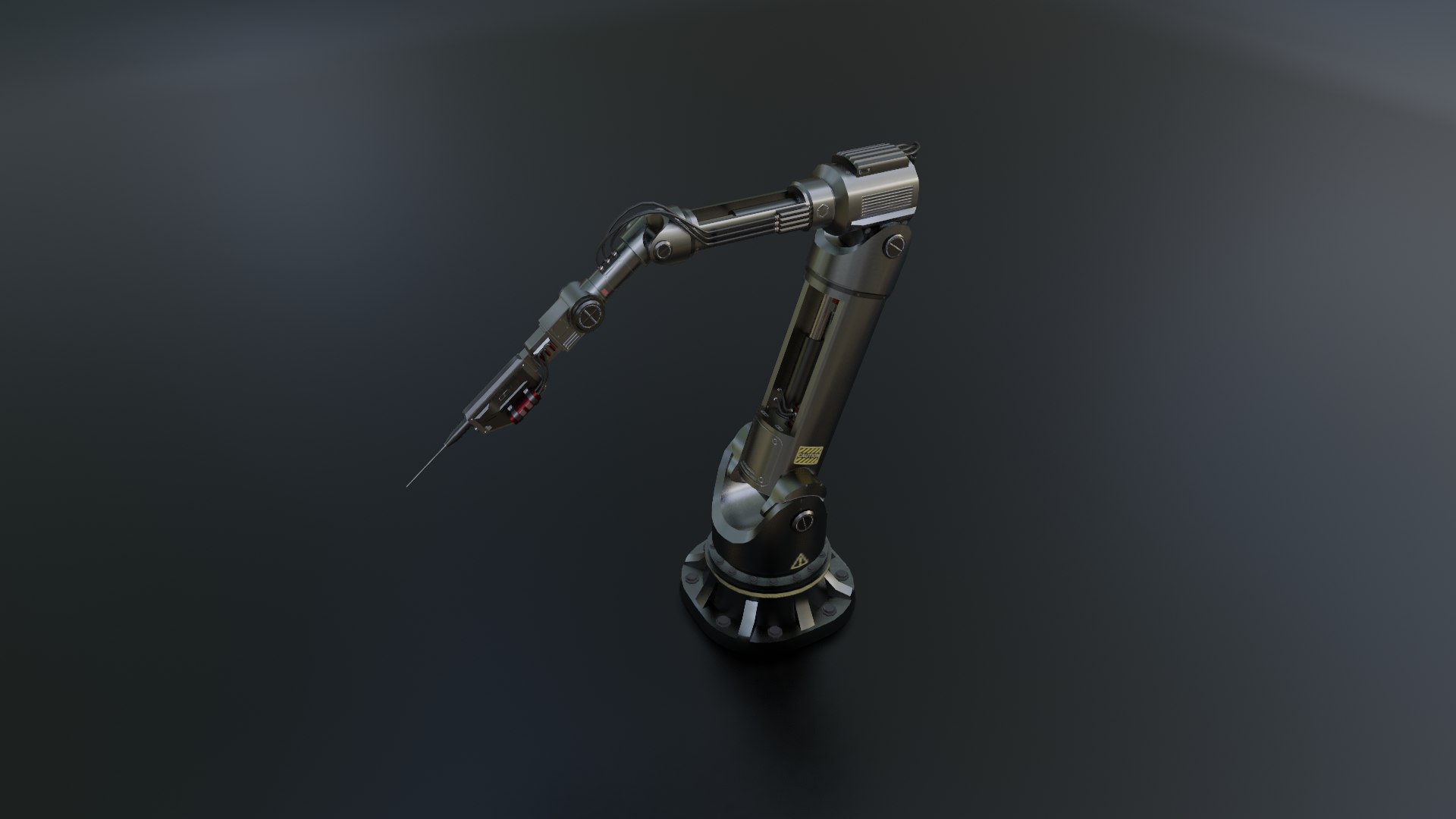 Industrial Robotic Arm With Rigged And Animated 3D - TurboSquid 1987727