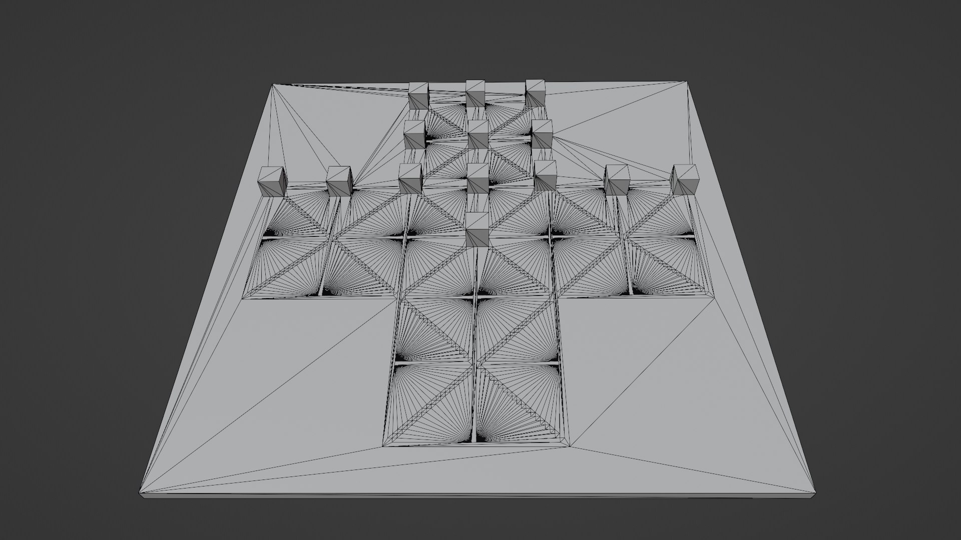 Voxel Fox and Geese Board Game 3D - TurboSquid 1863009