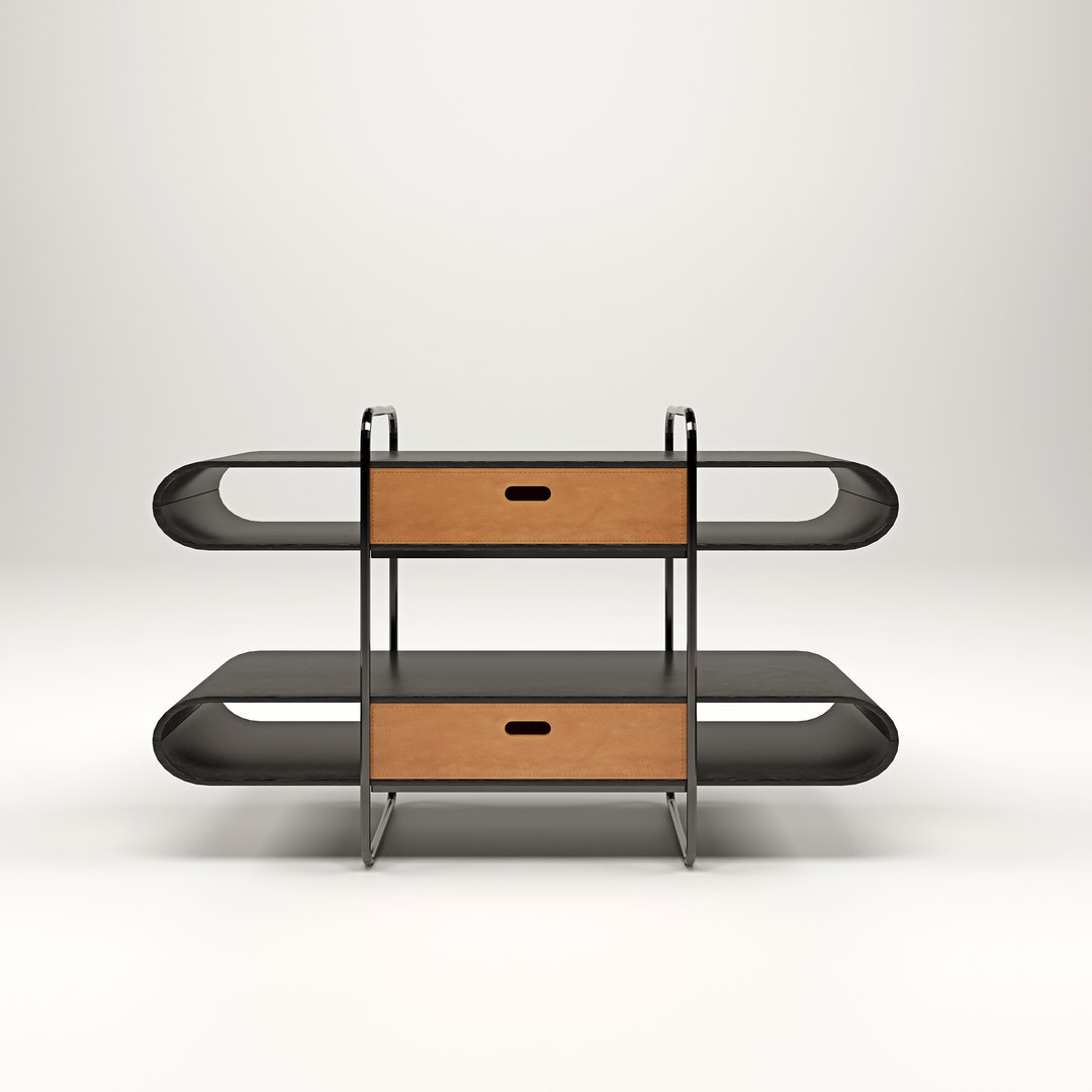 Midj Apelle Bookcase 3D Model - TurboSquid 1515610