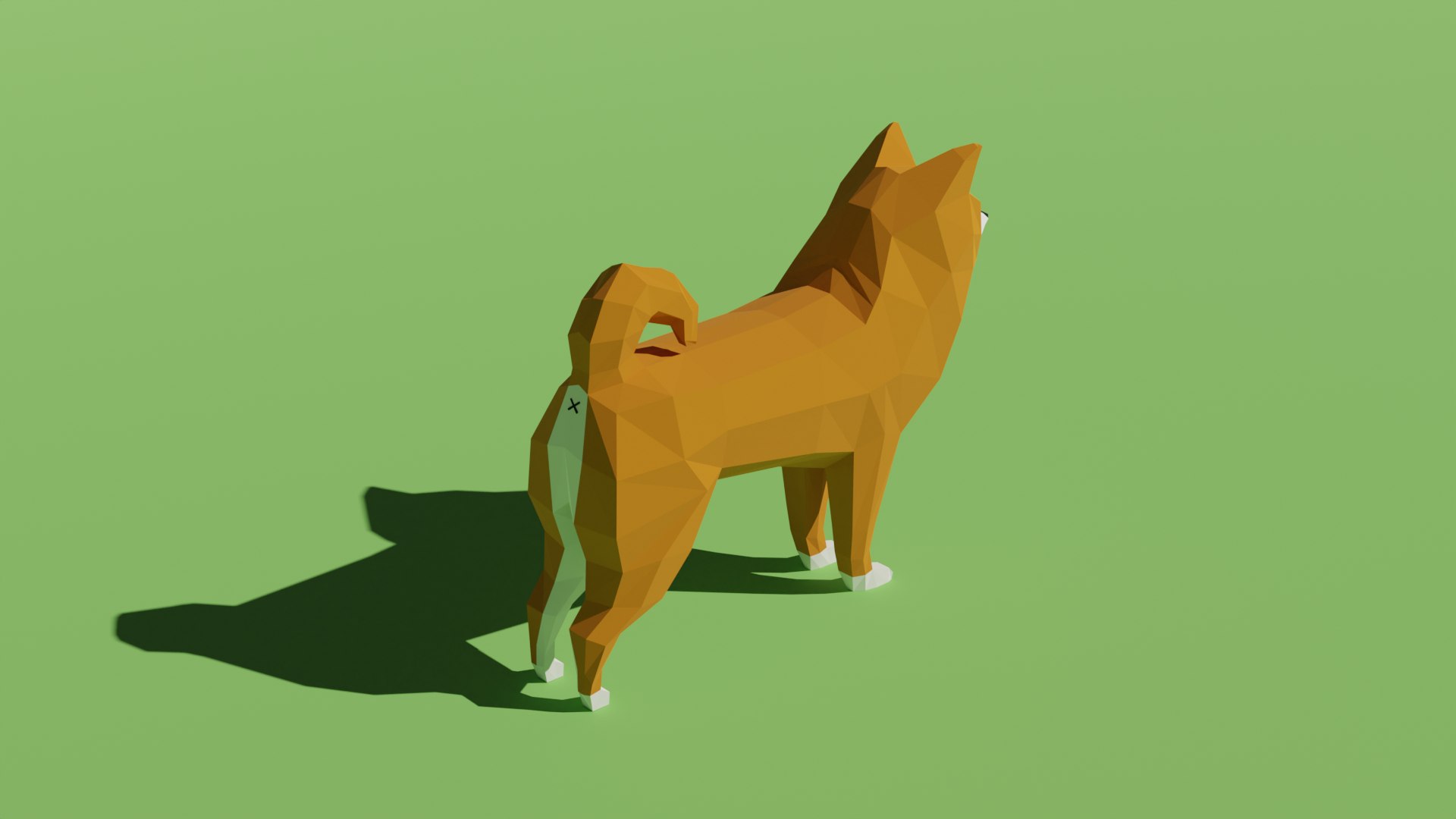Shiba Inu -rigged Dog Low-poly 3D - TurboSquid 2151205