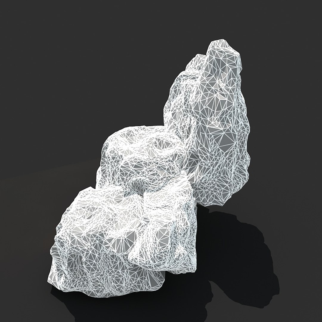 3ds max rock 04