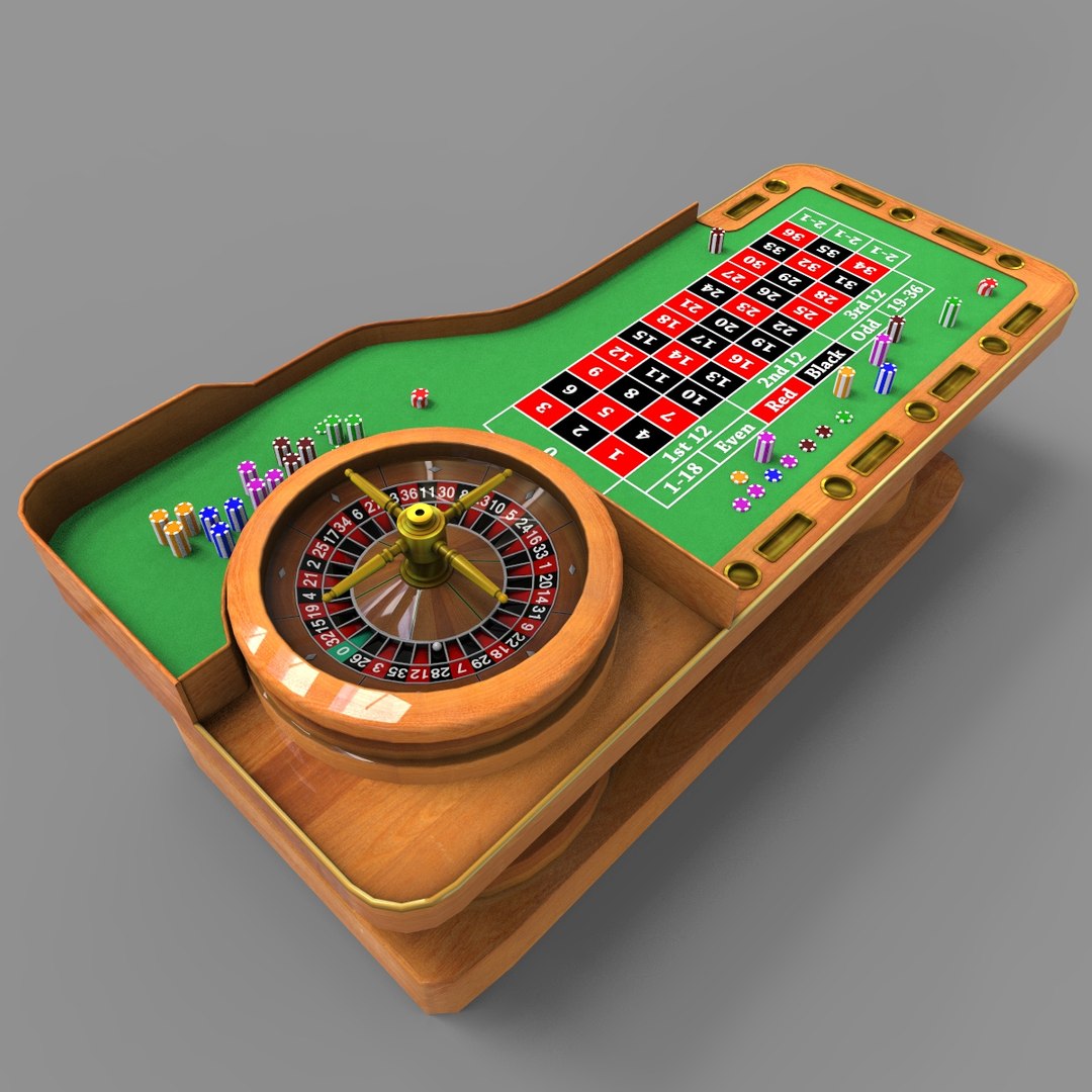 Roulette 3D model - TurboSquid 1330295