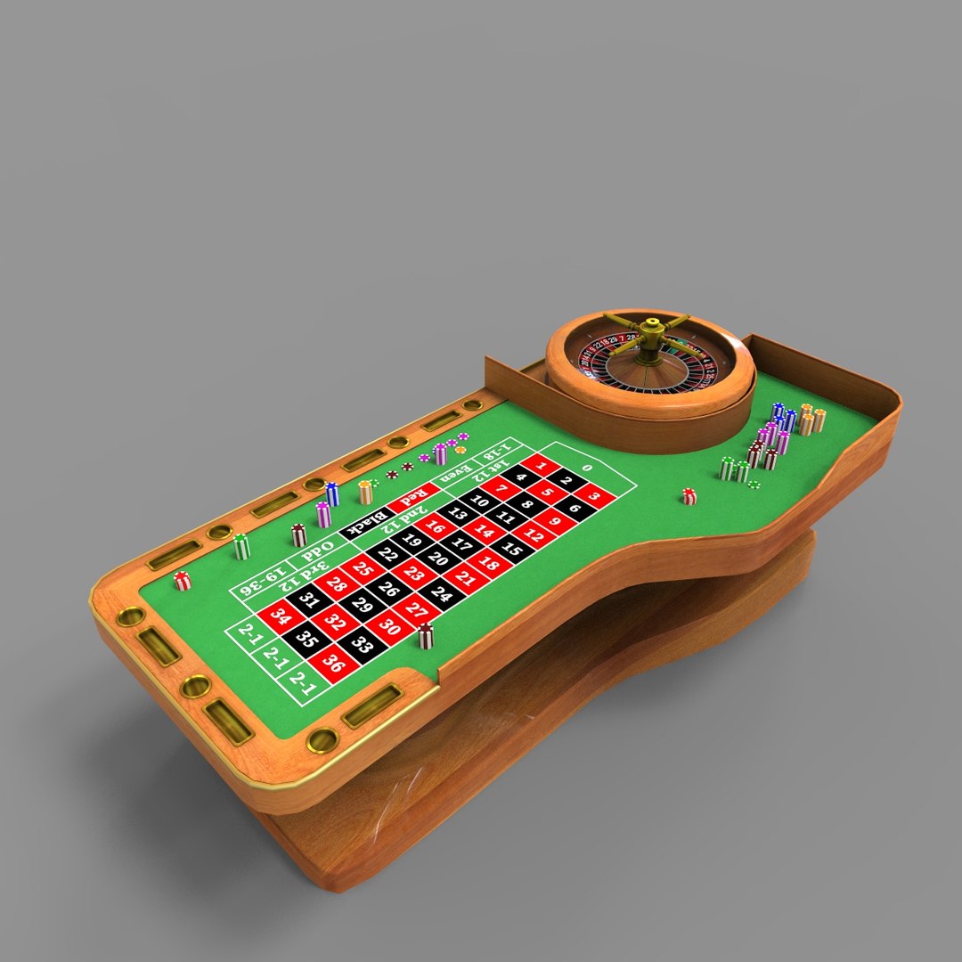 Roulette 3D model - TurboSquid 1330295