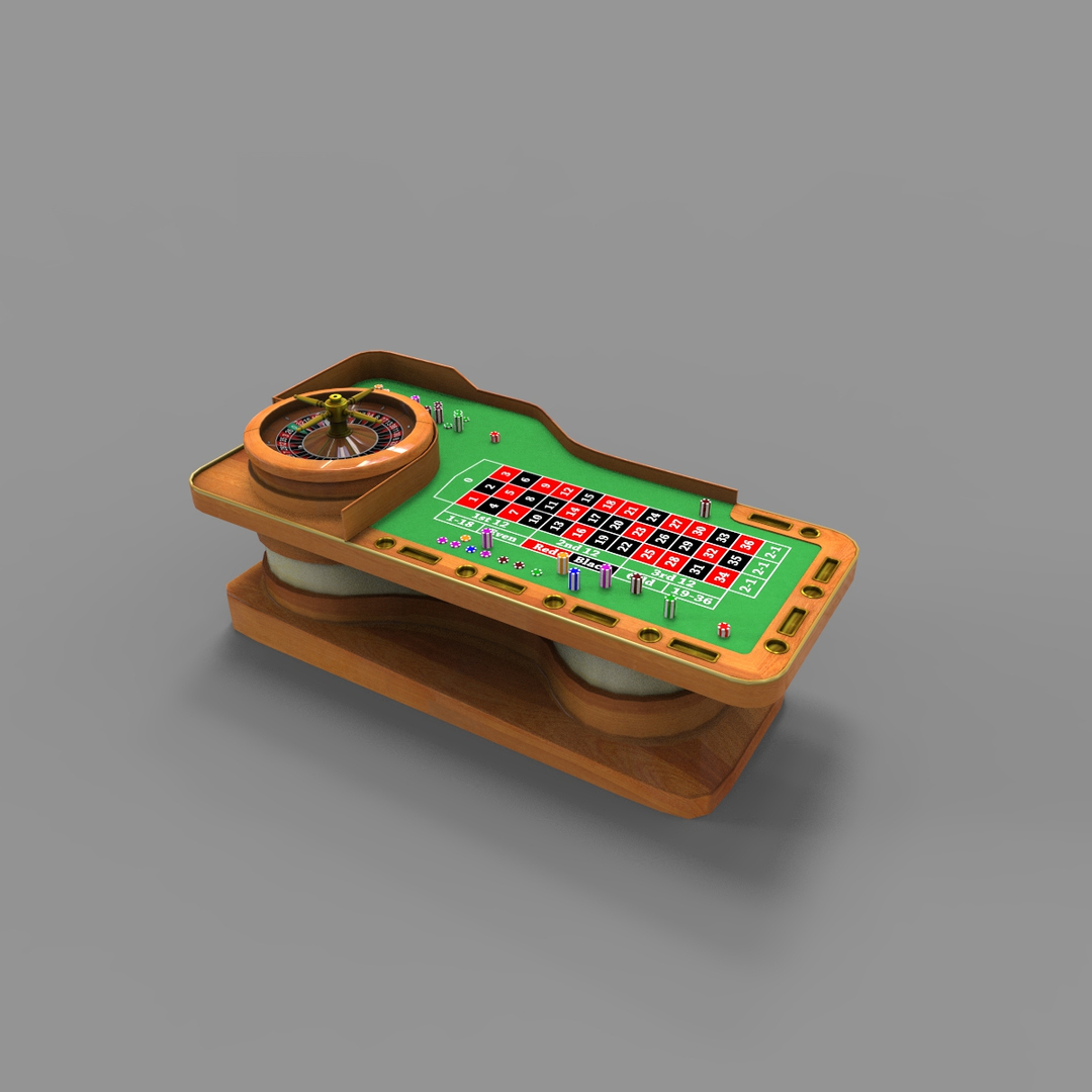 Roulette 3D model - TurboSquid 1330295