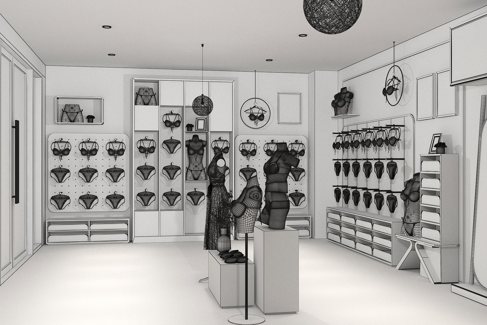 Clothing Store Collection 02 3D Model - TurboSquid 2082389