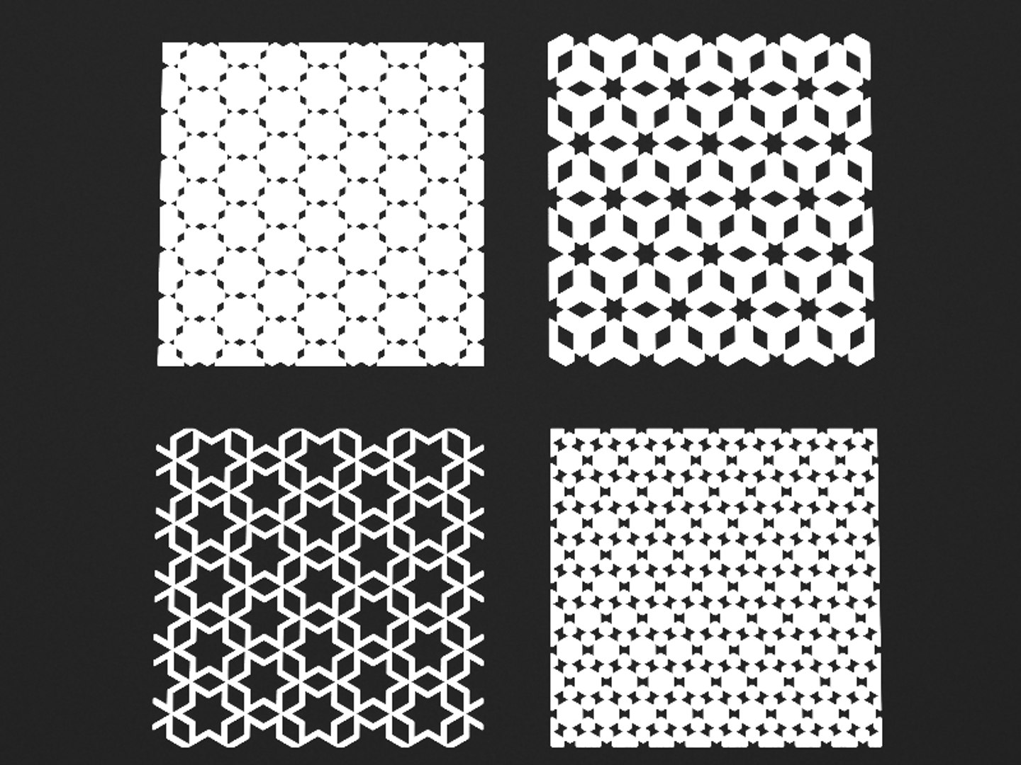 Patterns Wall 3d Model