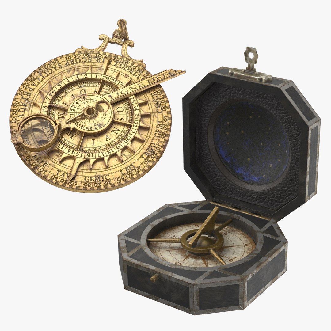Astrolabe compass 3D - TurboSquid 1235432
