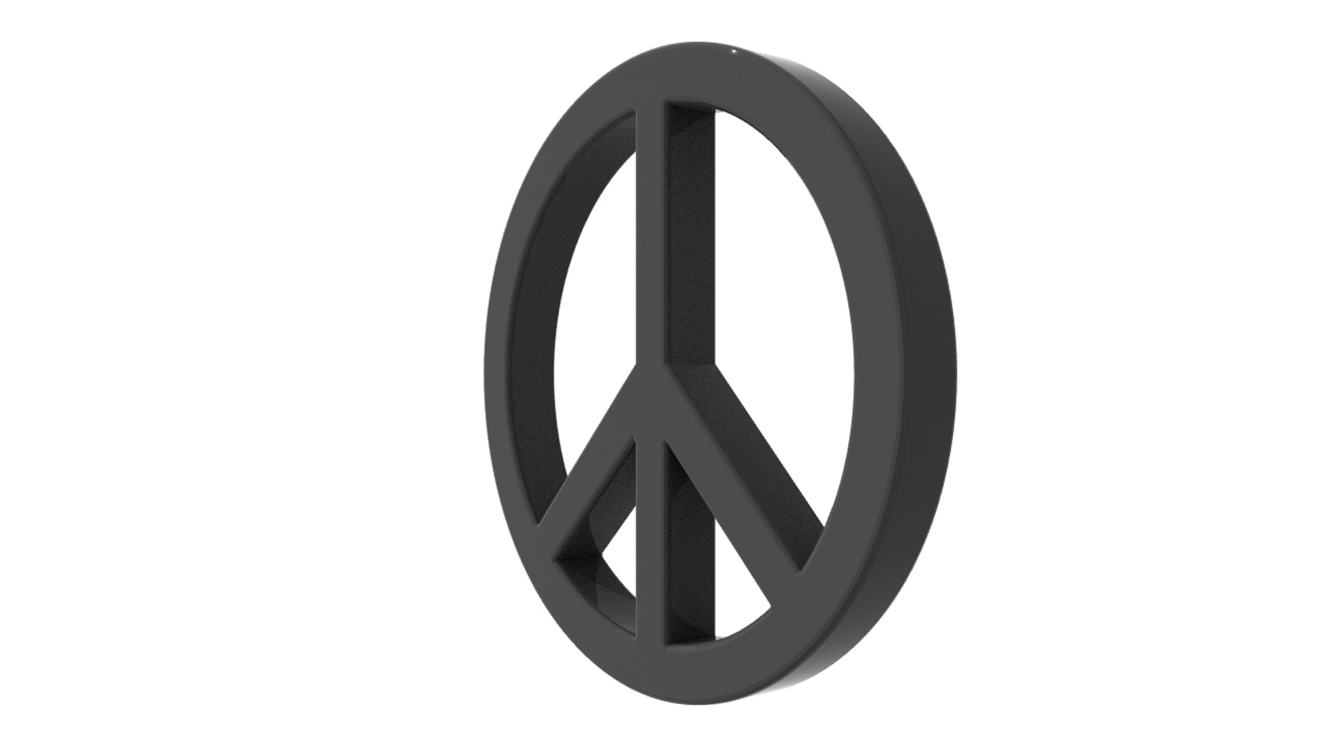 Peace Sign Model - TurboSquid 1473348