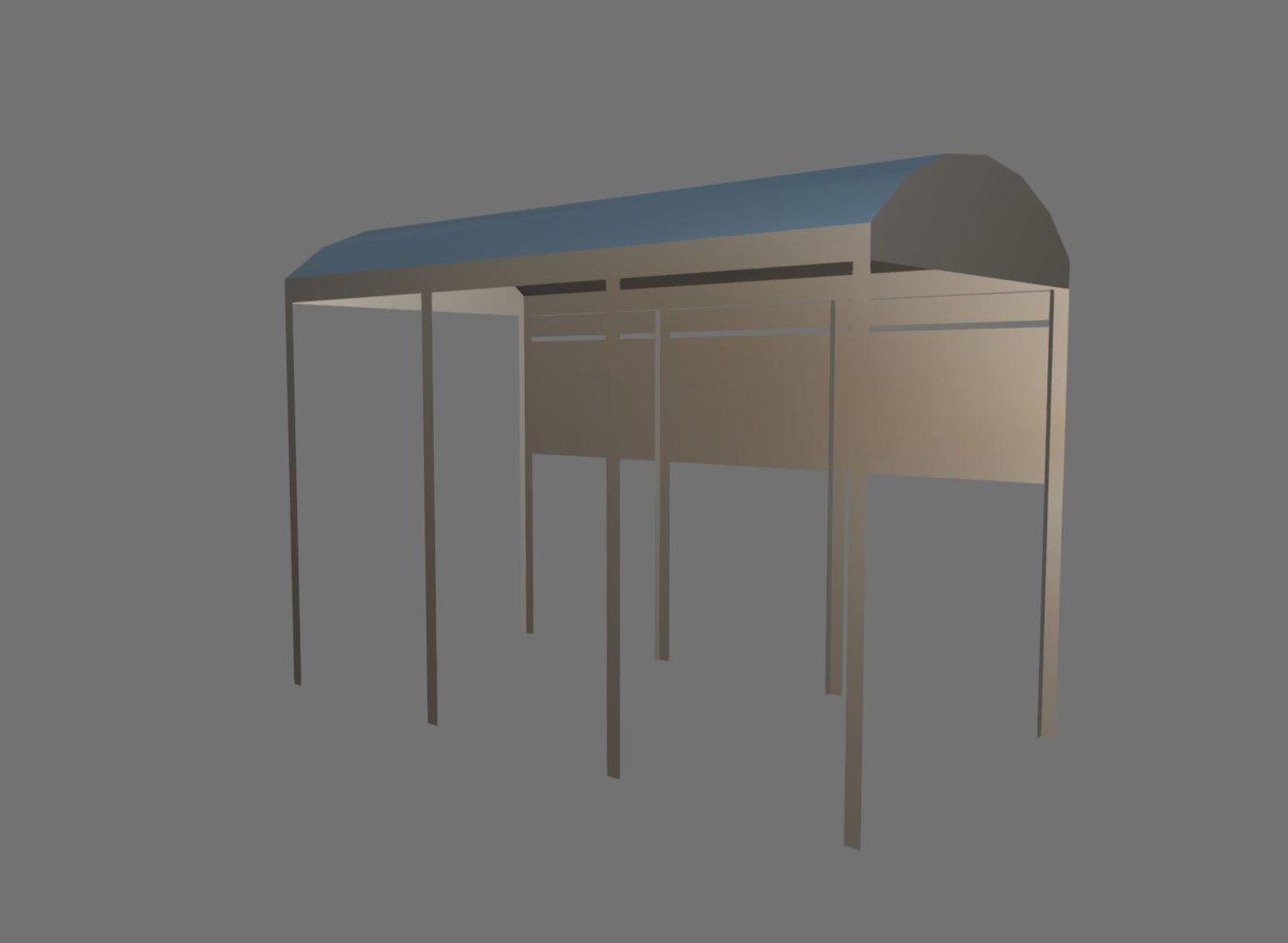 Stainless roof model - TurboSquid 1340128