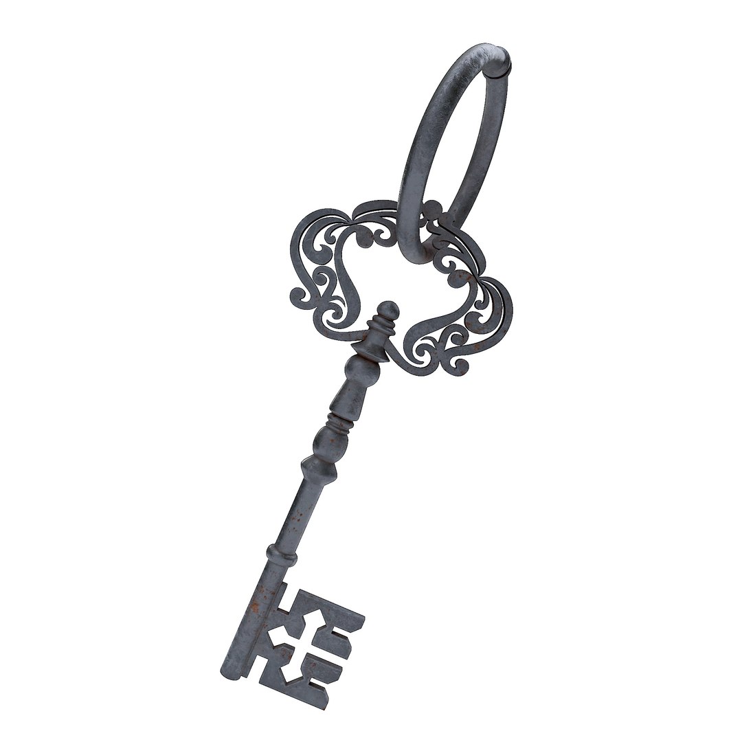 Antique Skeleton Key 3dmodel 3D Model - TurboSquid 1983046