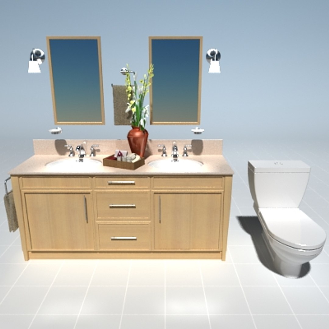 Max Bathroom Counter Set