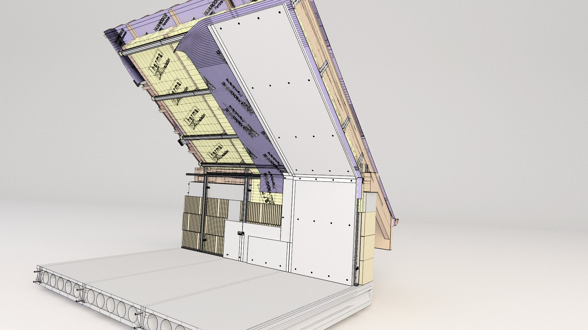 Thermal Insulation 3D Model - TurboSquid 1529197