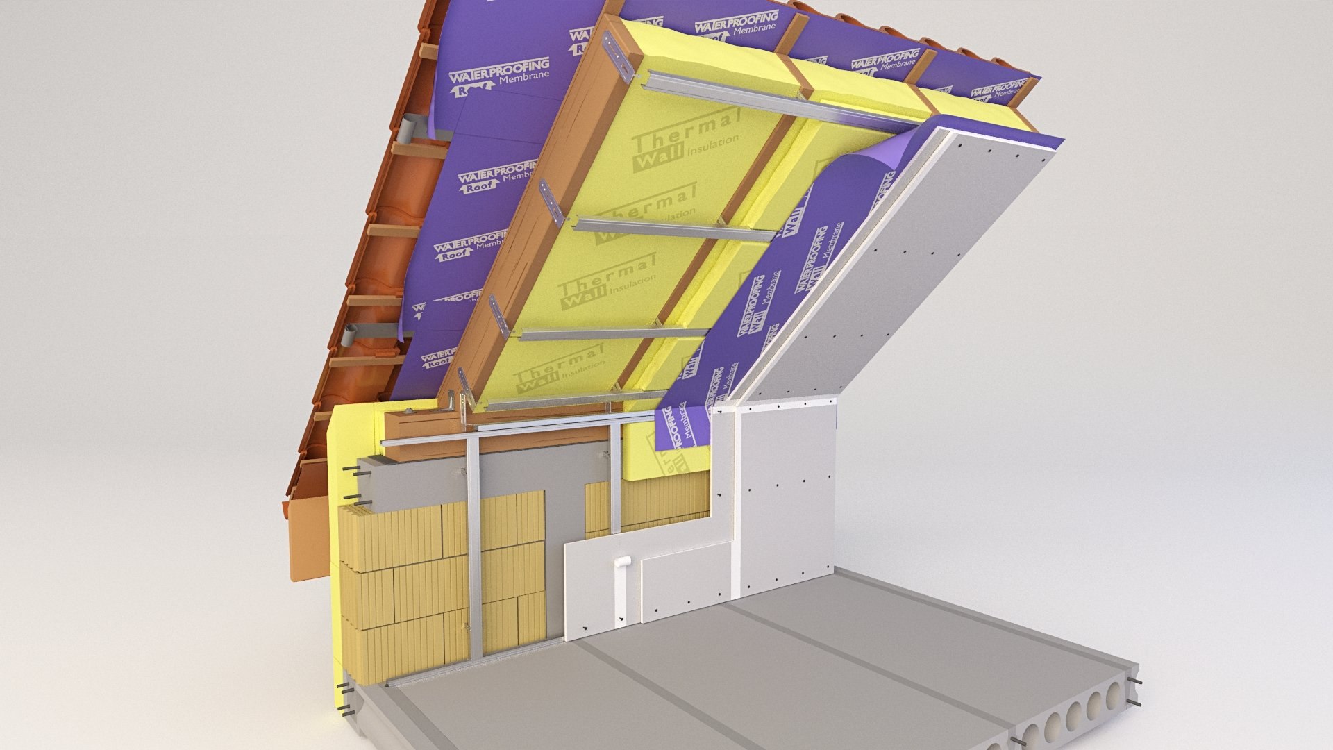Thermal Insulation 3D Model - TurboSquid 1529197