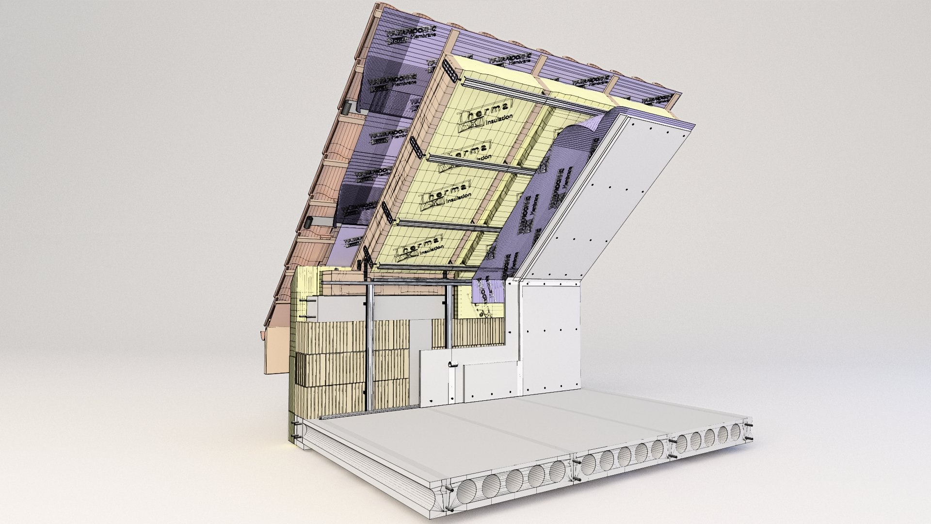 Thermal Insulation 3D Model - TurboSquid 1529197