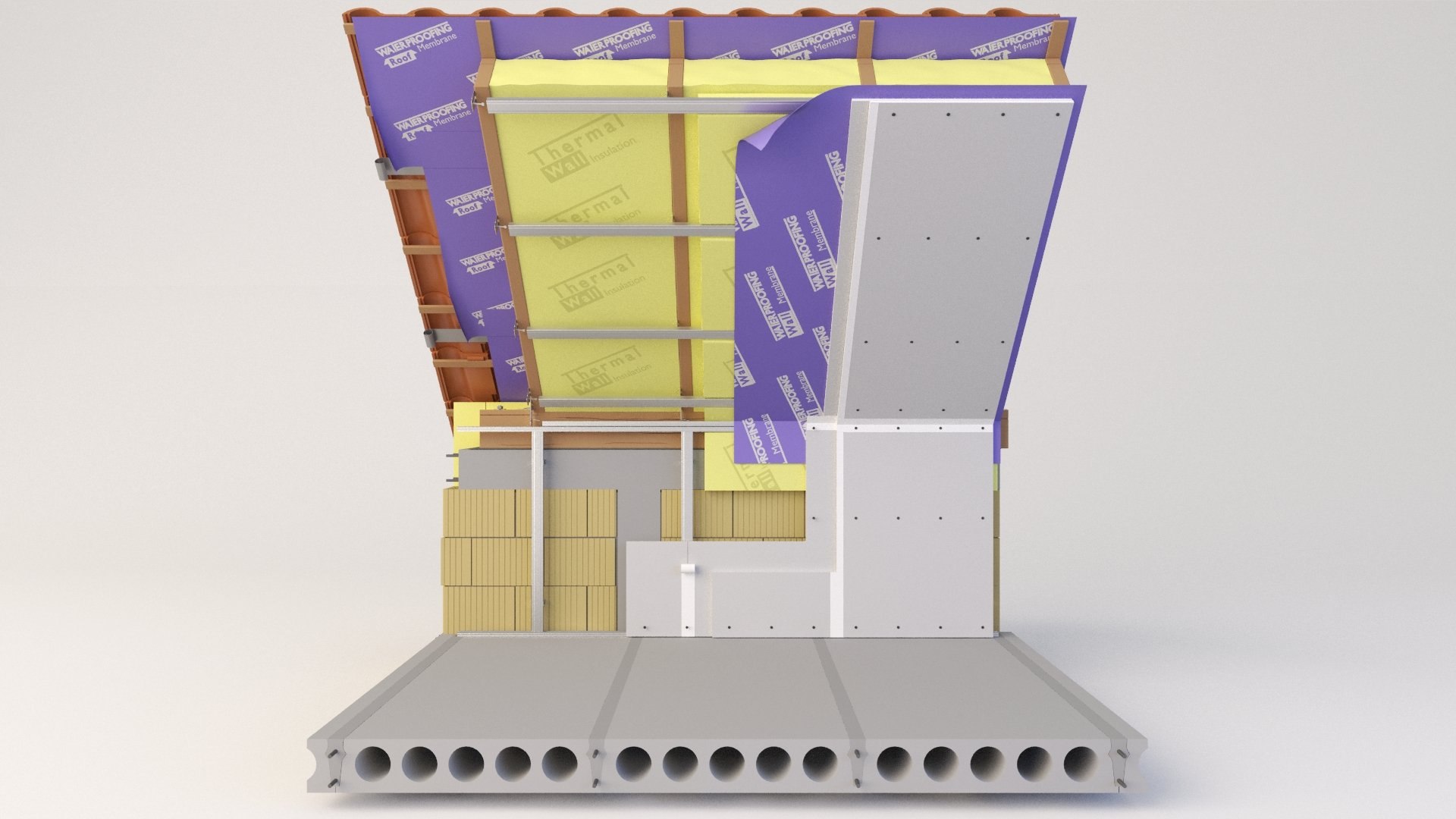 Thermal Insulation 3D Model - TurboSquid 1529197