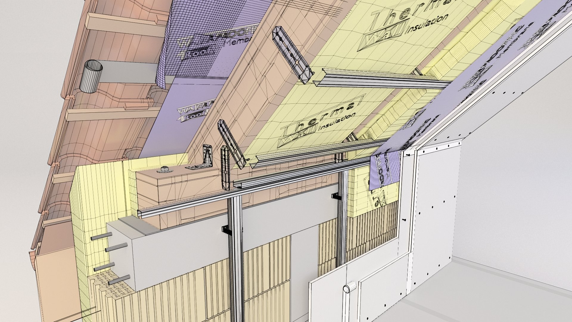Thermal Insulation 3D Model - TurboSquid 1529197