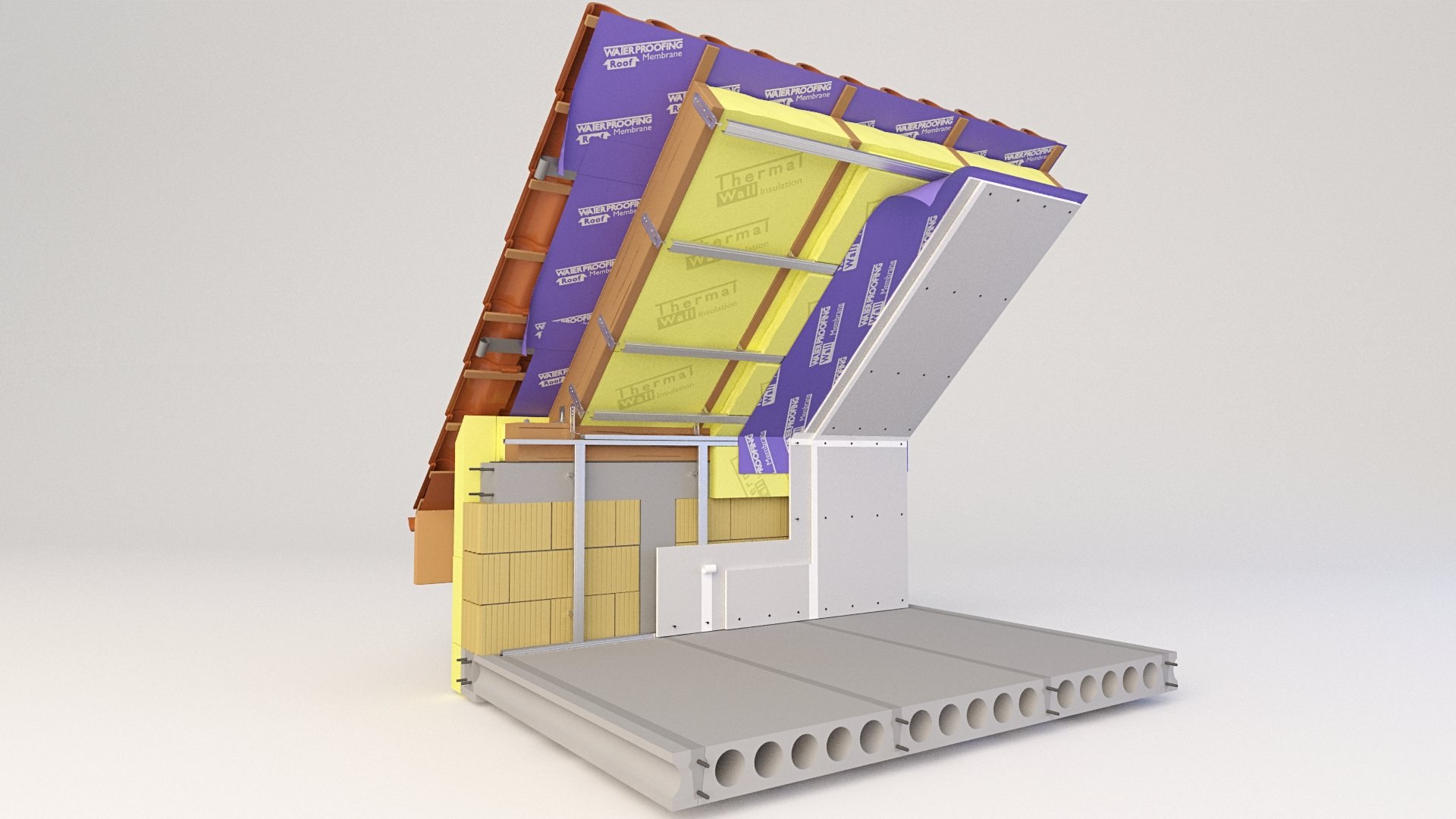 Thermal Insulation 3D Model - TurboSquid 1529197