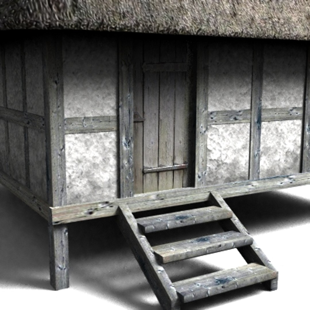 3dsmax Medieval Granary