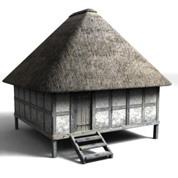 3dsmax medieval granary