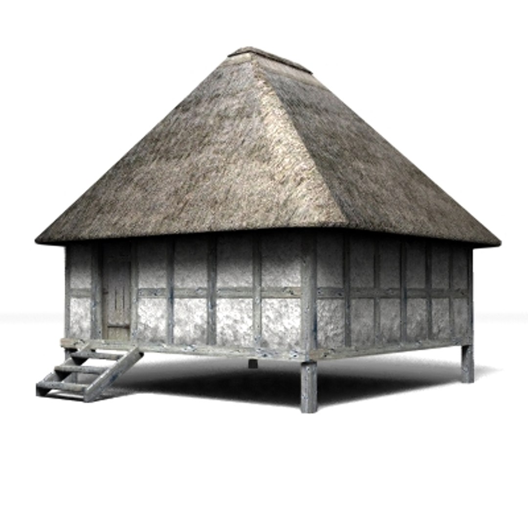 3dsmax Medieval Granary