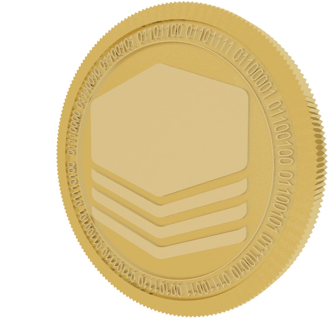 Block Array Gold Coin 3D - TurboSquid 1594004
