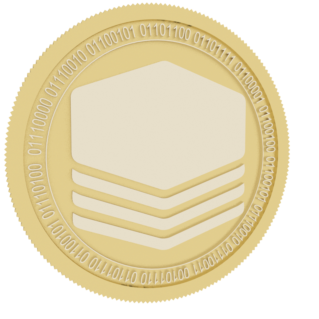 Block Array Gold Coin 3D - TurboSquid 1594004