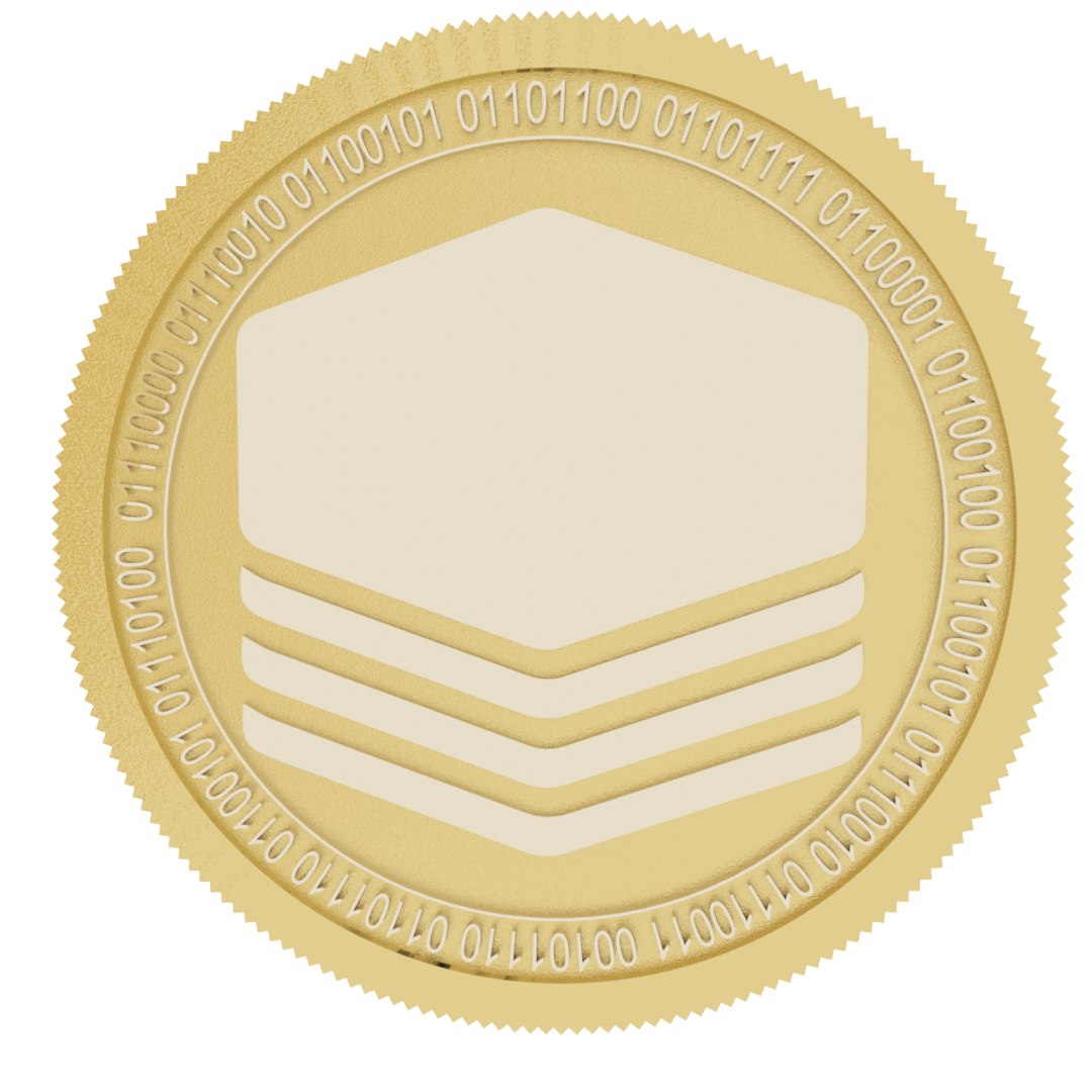 Block Array Gold Coin 3D - TurboSquid 1594004