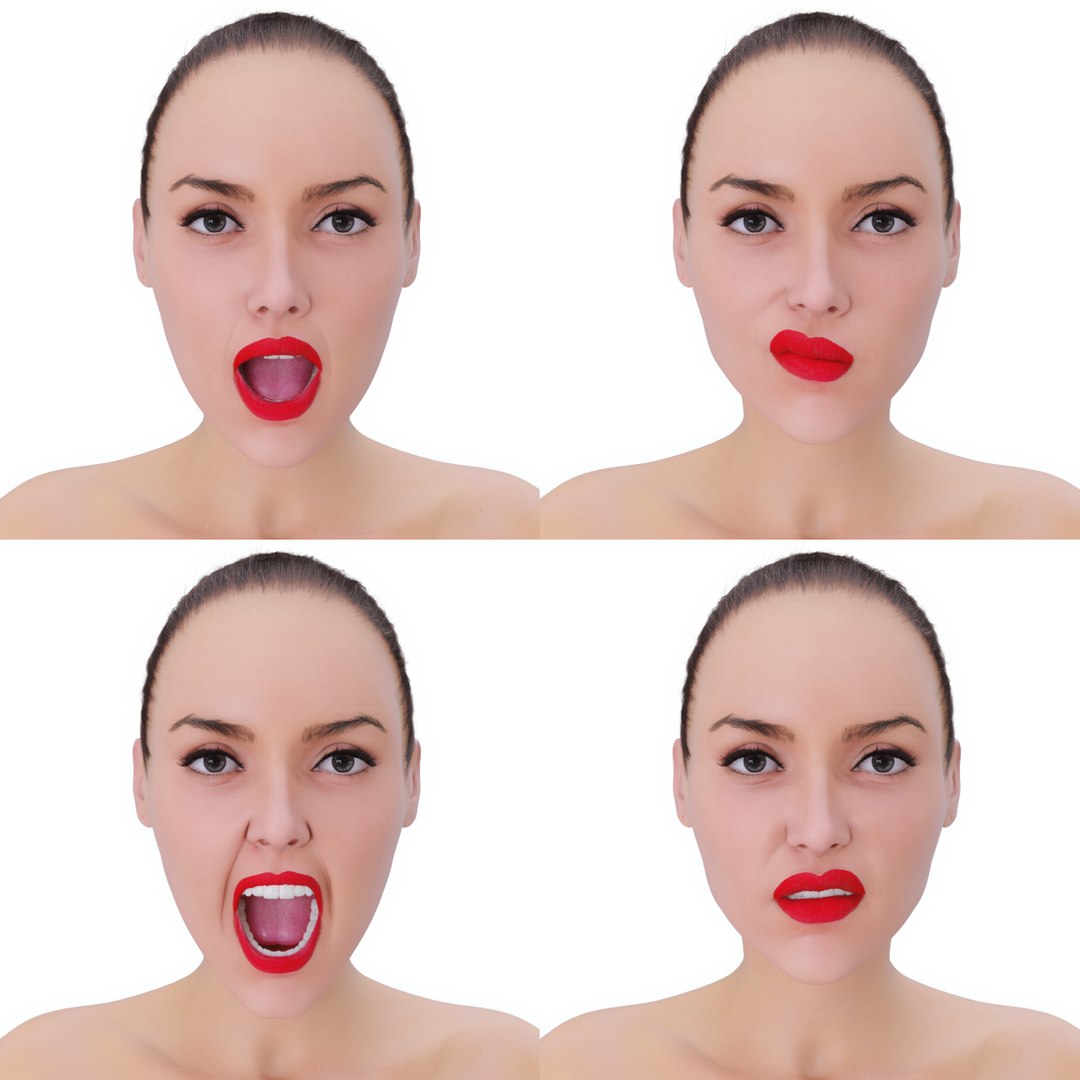 Female Rigged 3d Model