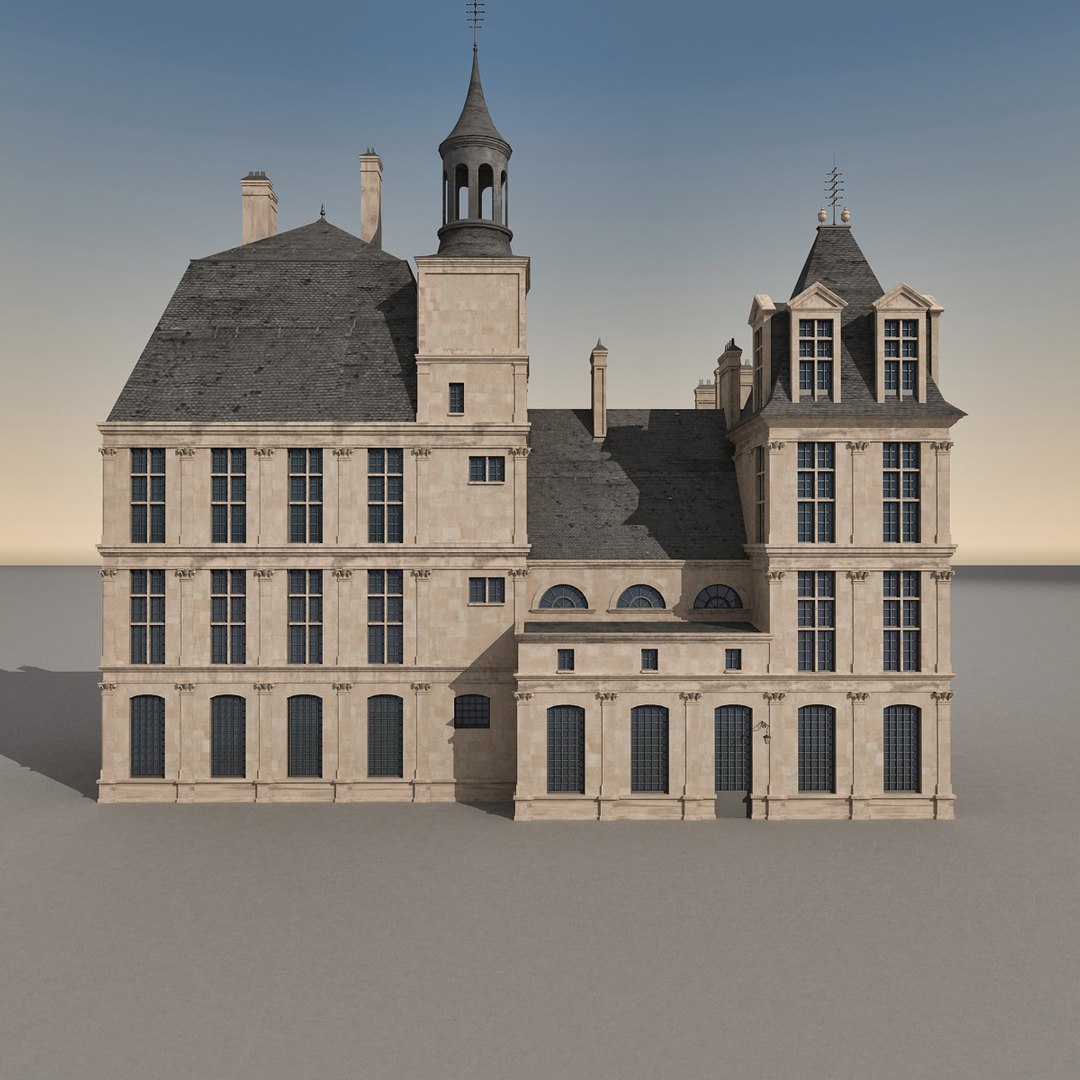 3d Model European Building Europe