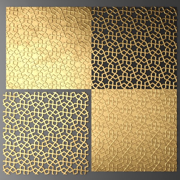 3d model panel lattice grille