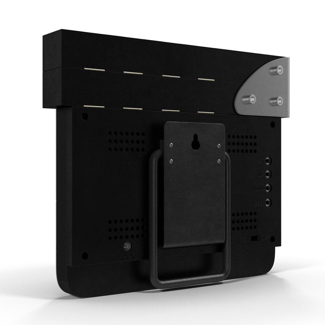 3d 3ds Digital Clapboard Modeled