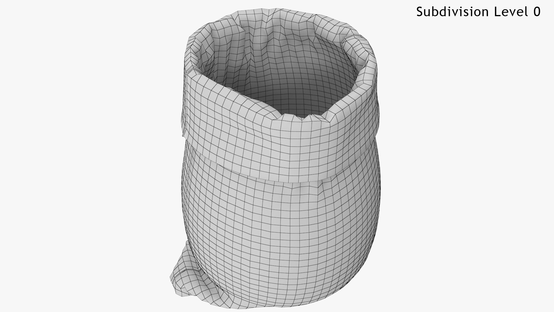 3D Model Sack V12 - TurboSquid 2048635